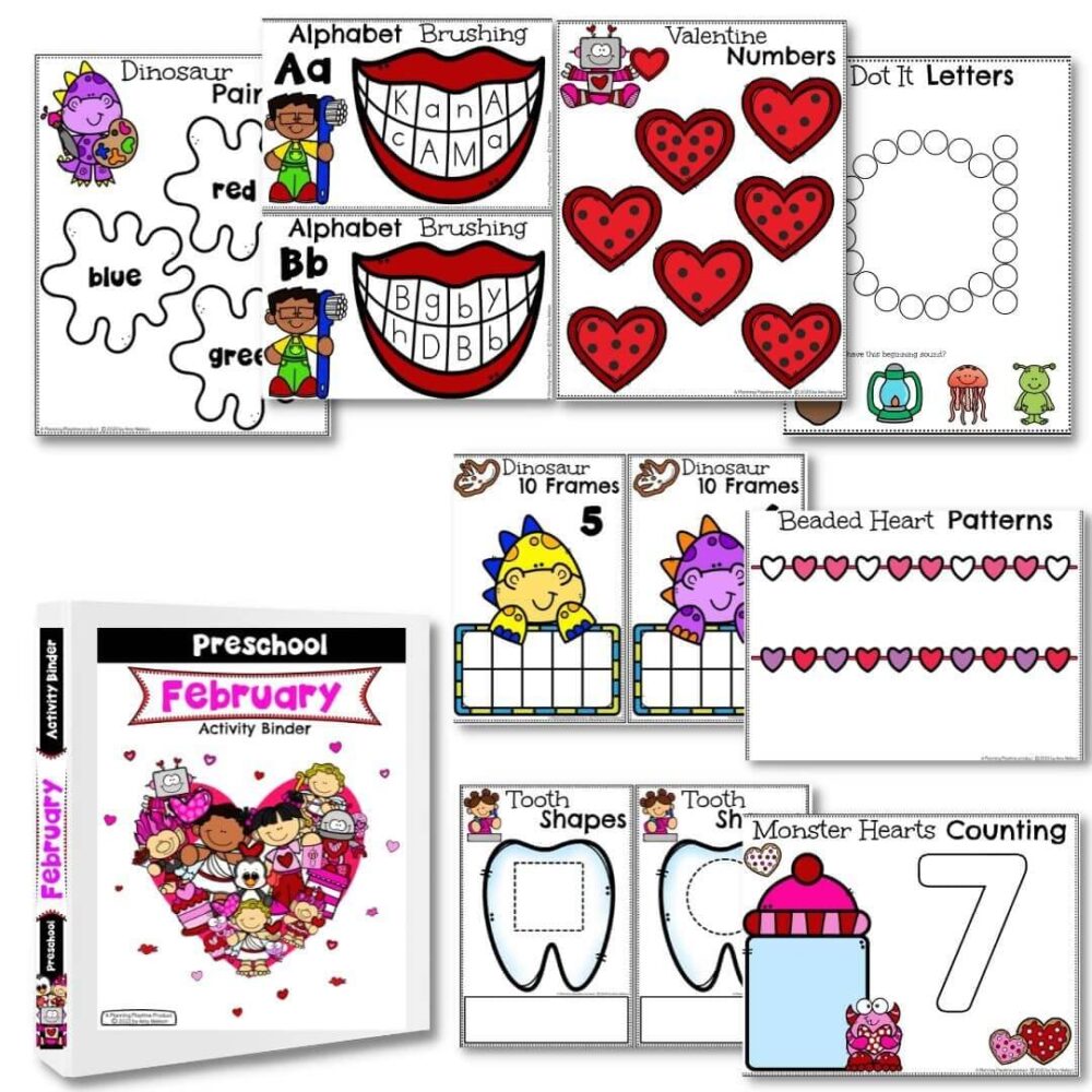 Preschool Activities Binder Bundle - Planning Playtime