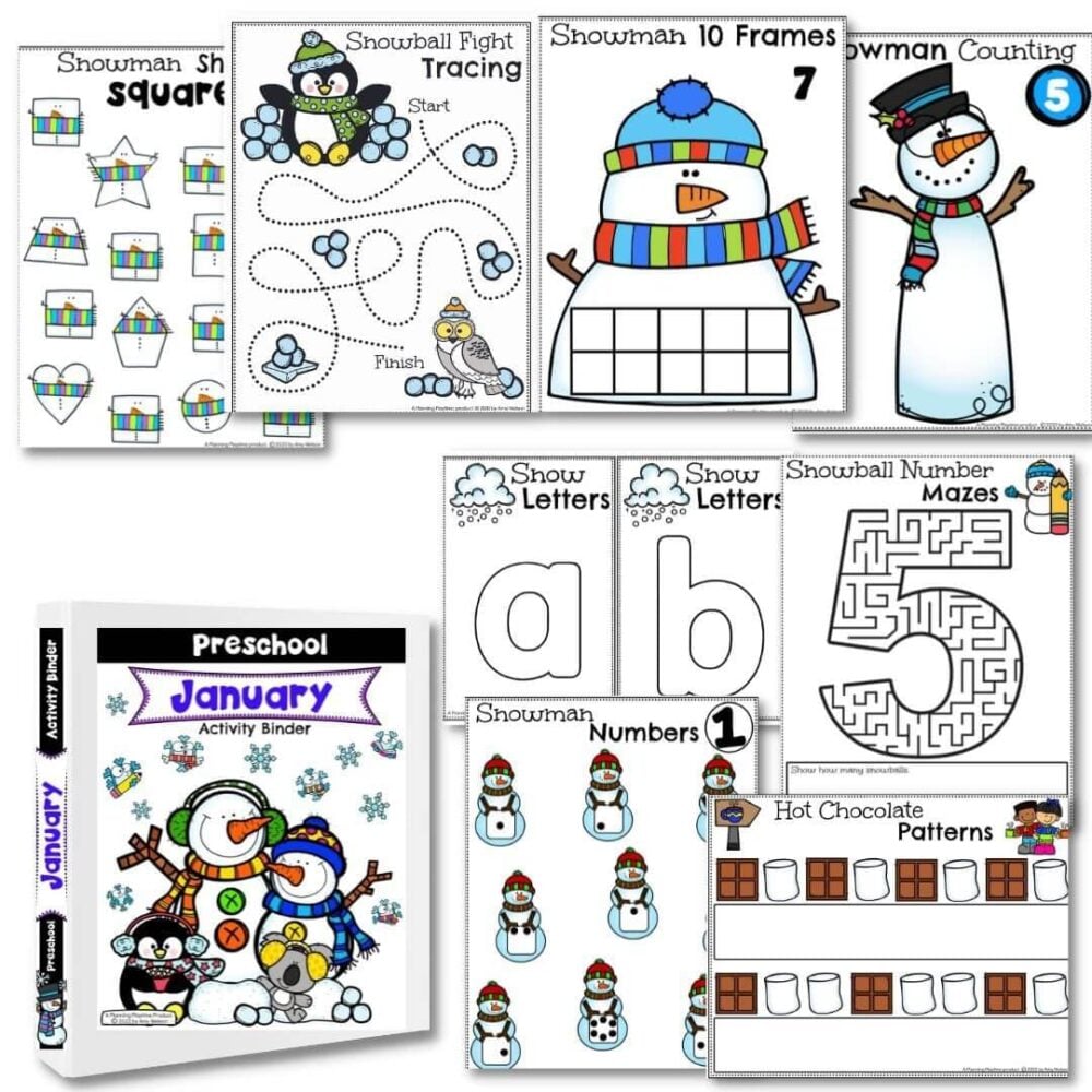 Preschool Activities Binder Bundle - Planning Playtime