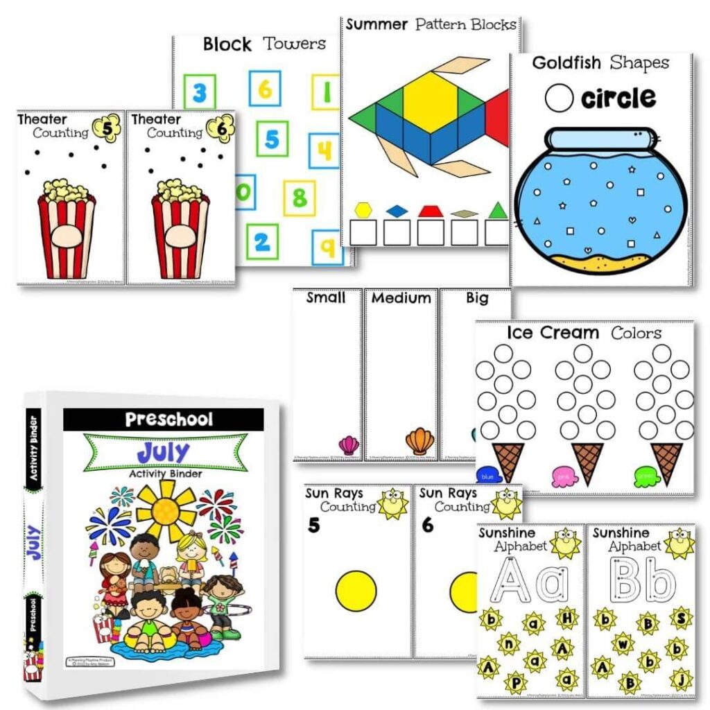 Preschool Activities Binder Bundle - Planning Playtime