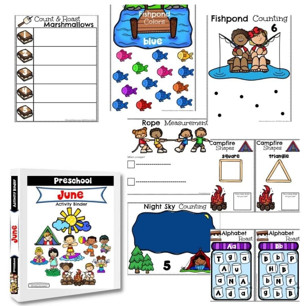 Preschool Activities Binder Bundle - Planning Playtime