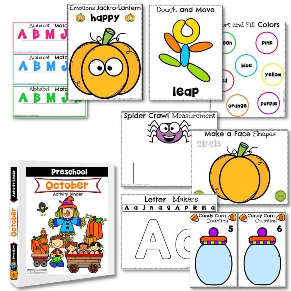 Preschool Activities Binder Bundle - Planning Playtime