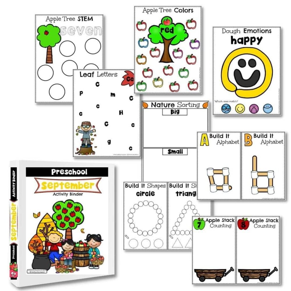 Preschool Activities Binder Bundle - Planning Playtime