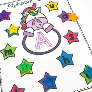 Unicorn Preschool Activities Binder - Planning Playtime