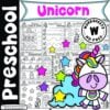 Unicorn Worksheets for Preschool - Planning Playtime