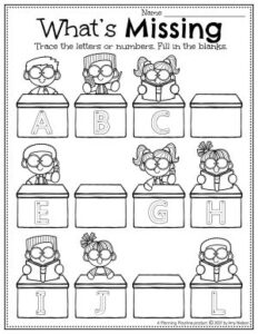 Back to School Worksheets Preschool - Planning Playtime
