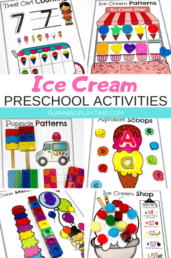 Ice Cream Worksheets Preschool - Planning Playtime