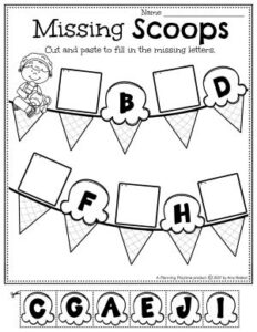 Ice Cream Worksheets Preschool - Planning Playtime