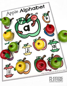 Apple Worksheets Preschool - Planning Playtime
