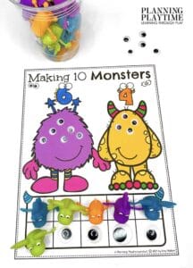Monster Preschool Activities Binder - Planning Playtime