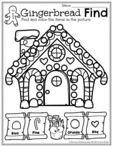 Gingerbread Worksheets Preschool - Planning Playtime