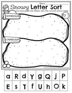 Winter Worksheets Preschool - Planning Playtime