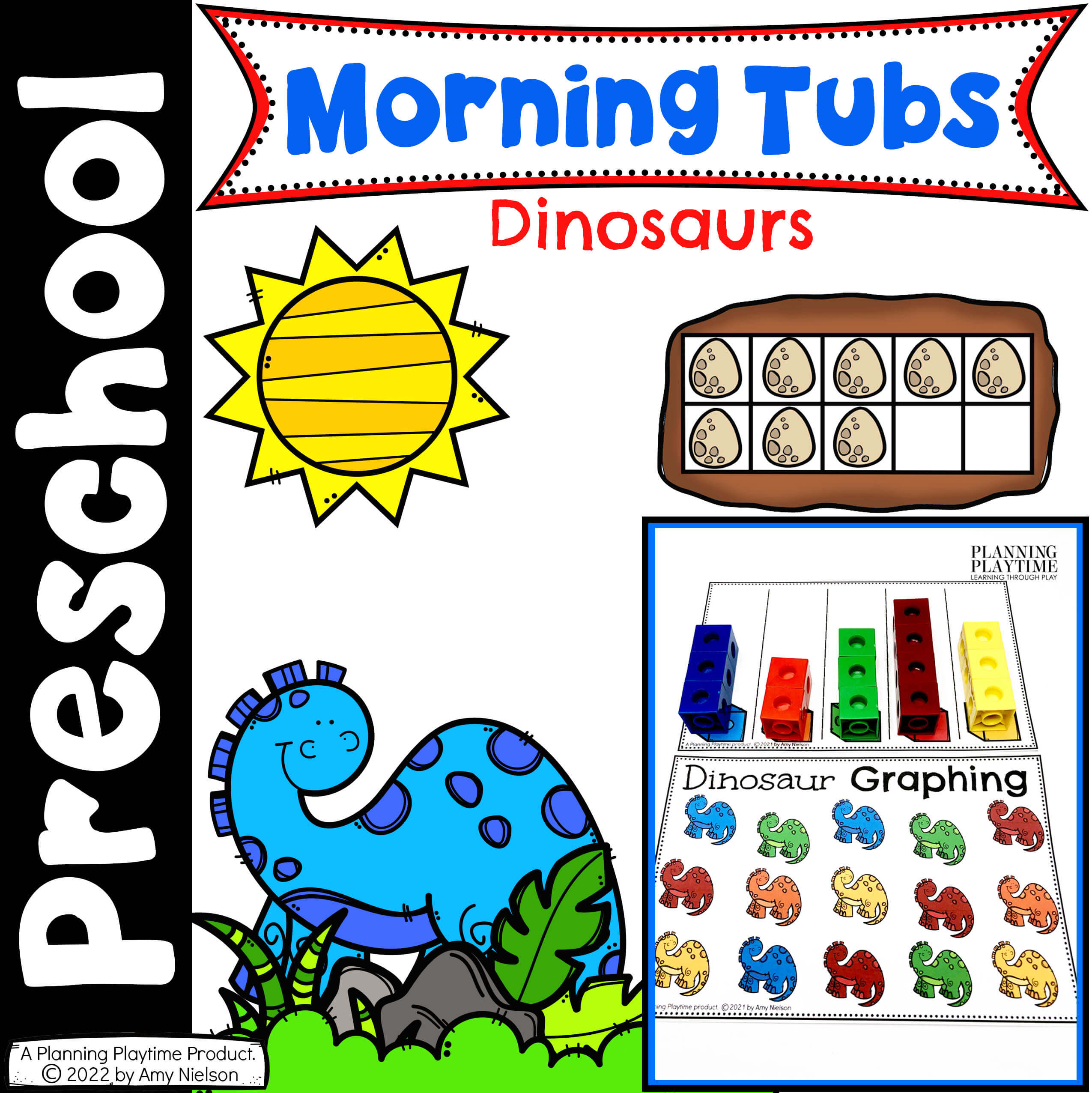 Morning Tubs - Dinosaur - Planning Playtime