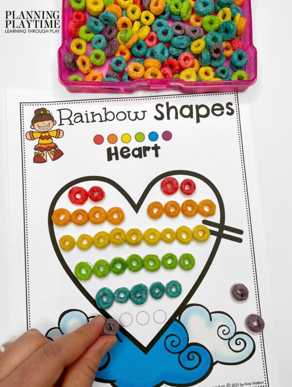 Rainbow Worksheets Preschool - Planning Playtime