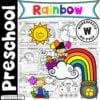 Rainbow Preschool Activities Binder - Planning Playtime
