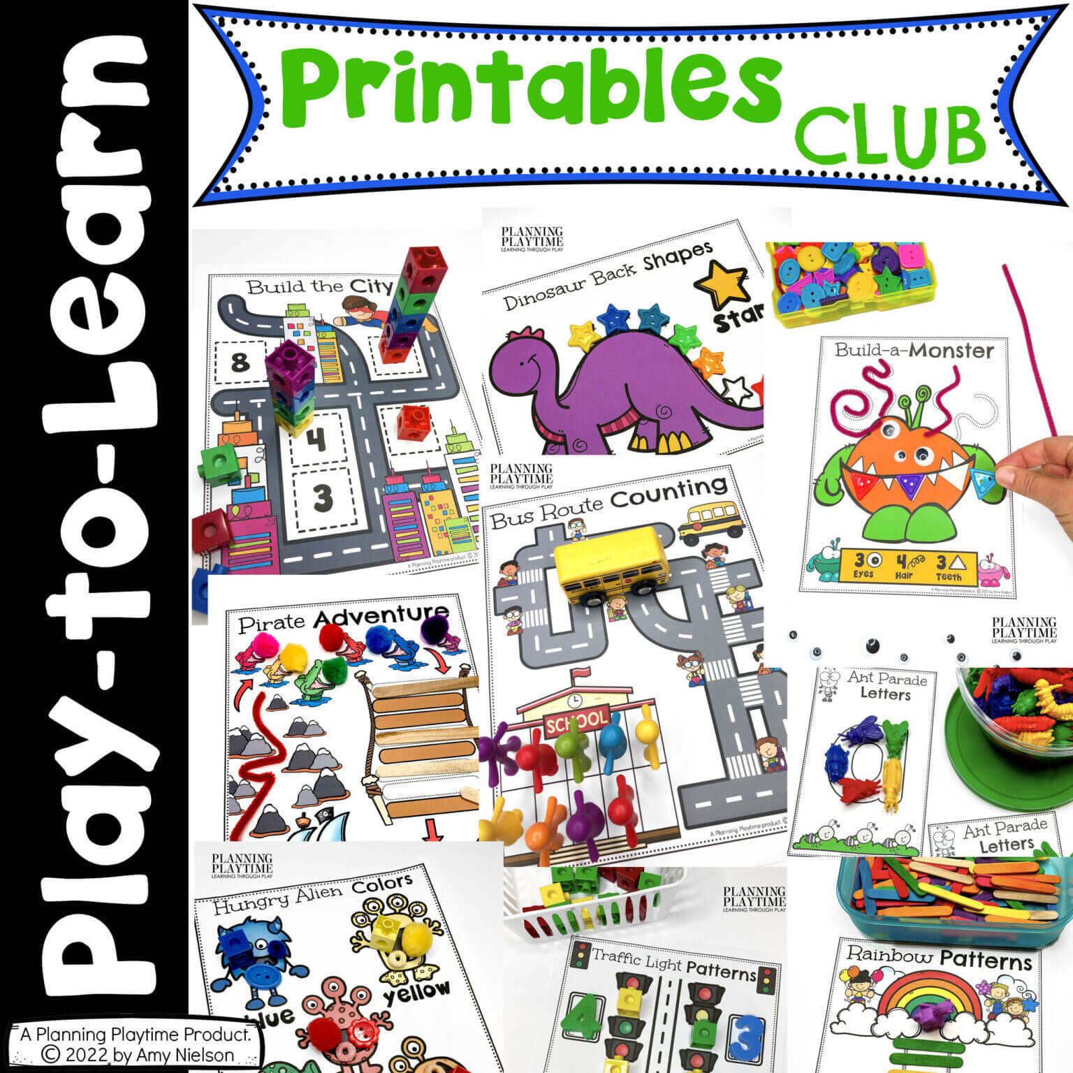 Play to Learn Printables Club Membership - Planning Playtime
