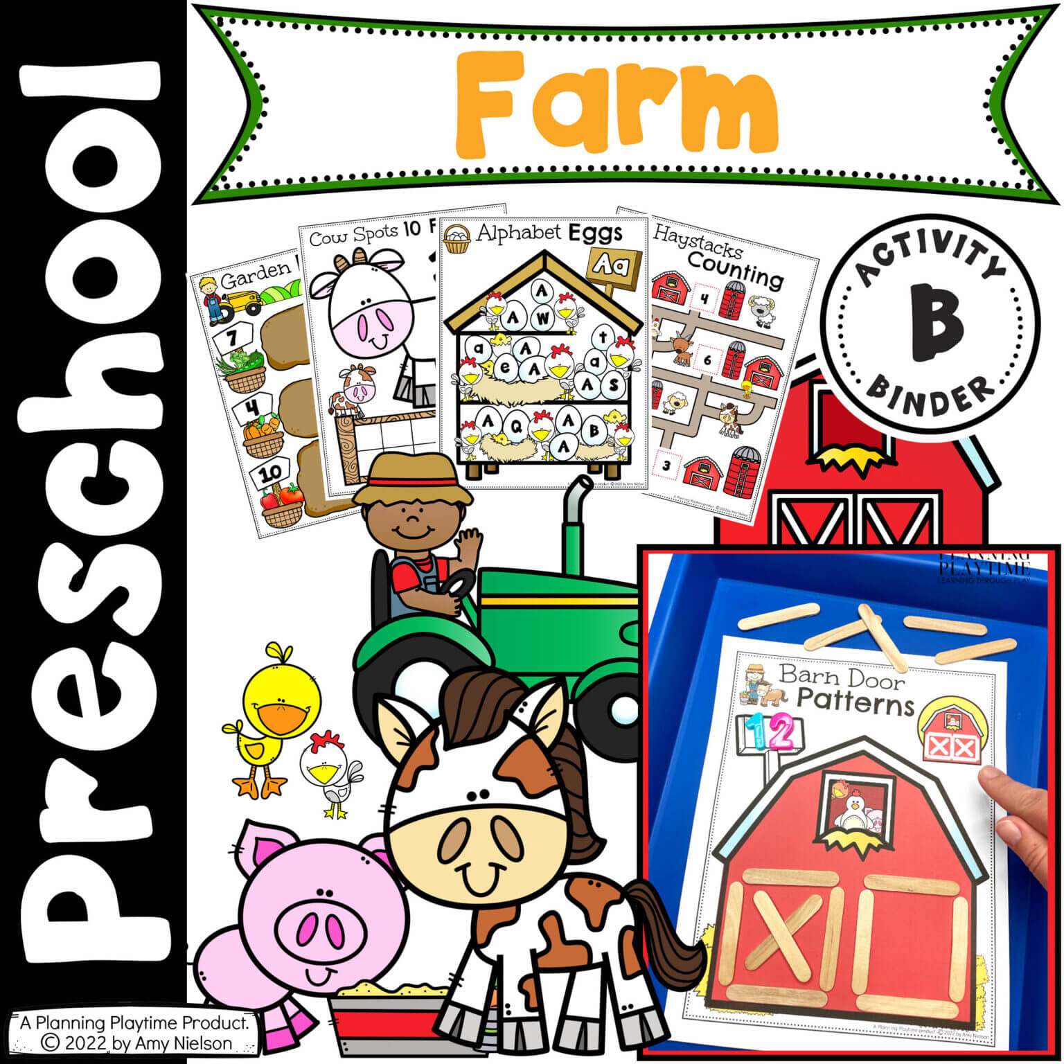 Farm Preschool Worksheets - Planning Playtime