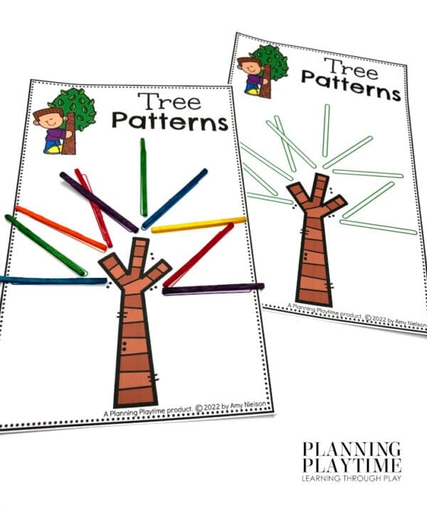 Tree Patterns - Earth Day Morning Tubs - Planning Playtime