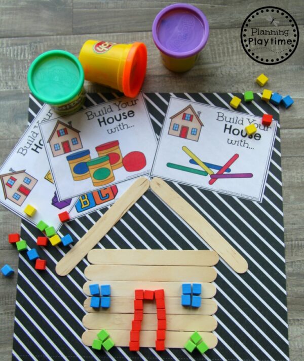 My House - Building STEM - Back to School Preschool Theme - Planning ...