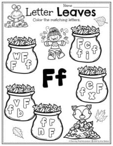 Fall Worksheets for Preschool - Planning Playtime