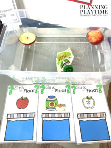 Apple Science Preschool - Planning Playtime