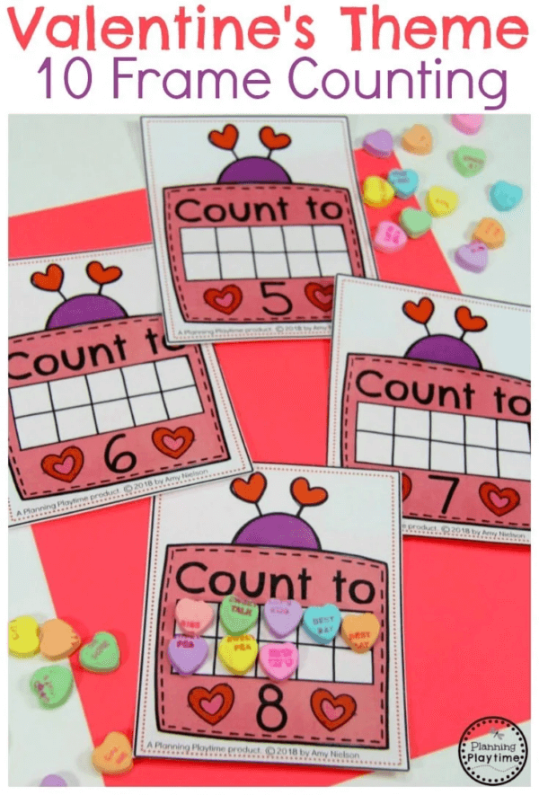 Valentine's Worksheets - Planning Playtime
