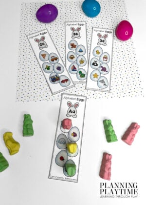 Alphabet Eggs - Preschool Easter Activities - Morning Tubs - Planning ...
