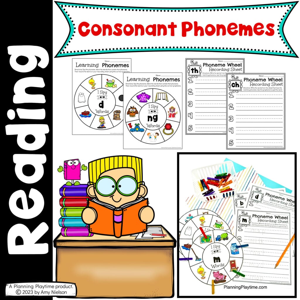 Kindergarten Phoneme Activities for Phonological Awareness - Planning ...