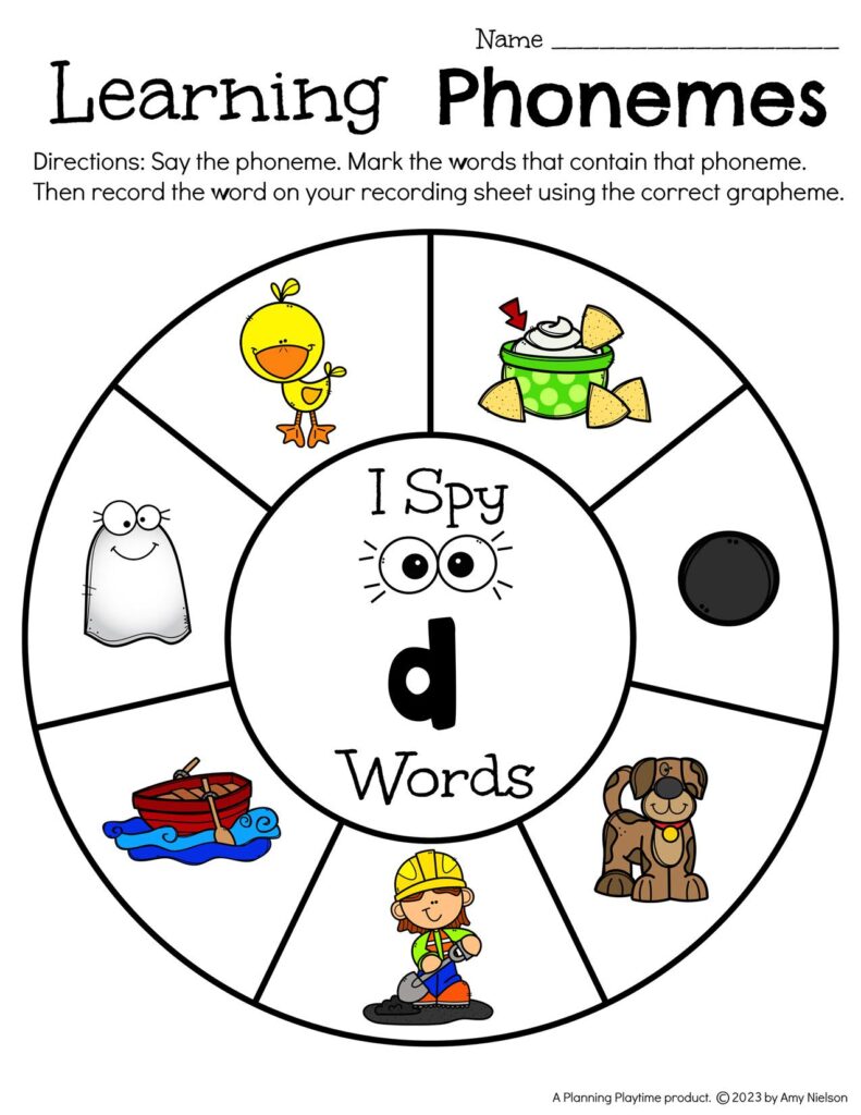 Consonant Phoneme Activities - Planning Playtime