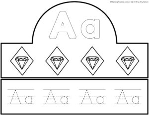 Alphabet Crowns - Letter Sounds Hat Crafts - Planning Playtime
