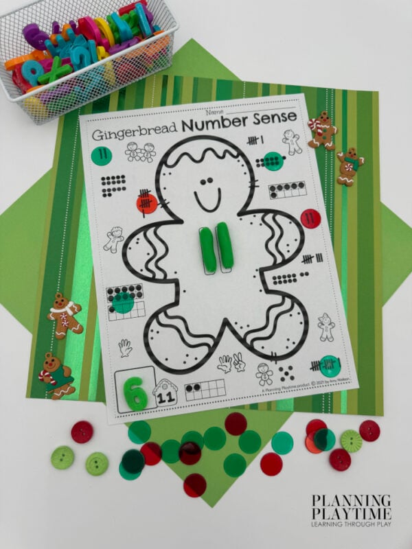 Gingerbread Man Math Activities - Planning Playtime