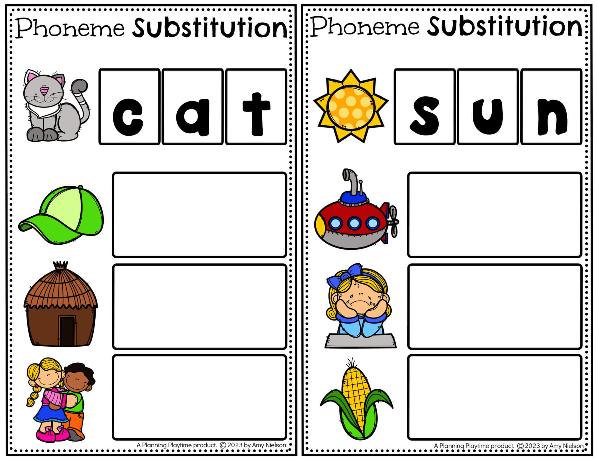 Kindergarten Phoneme Activities for Phonological Awareness - Planning ...