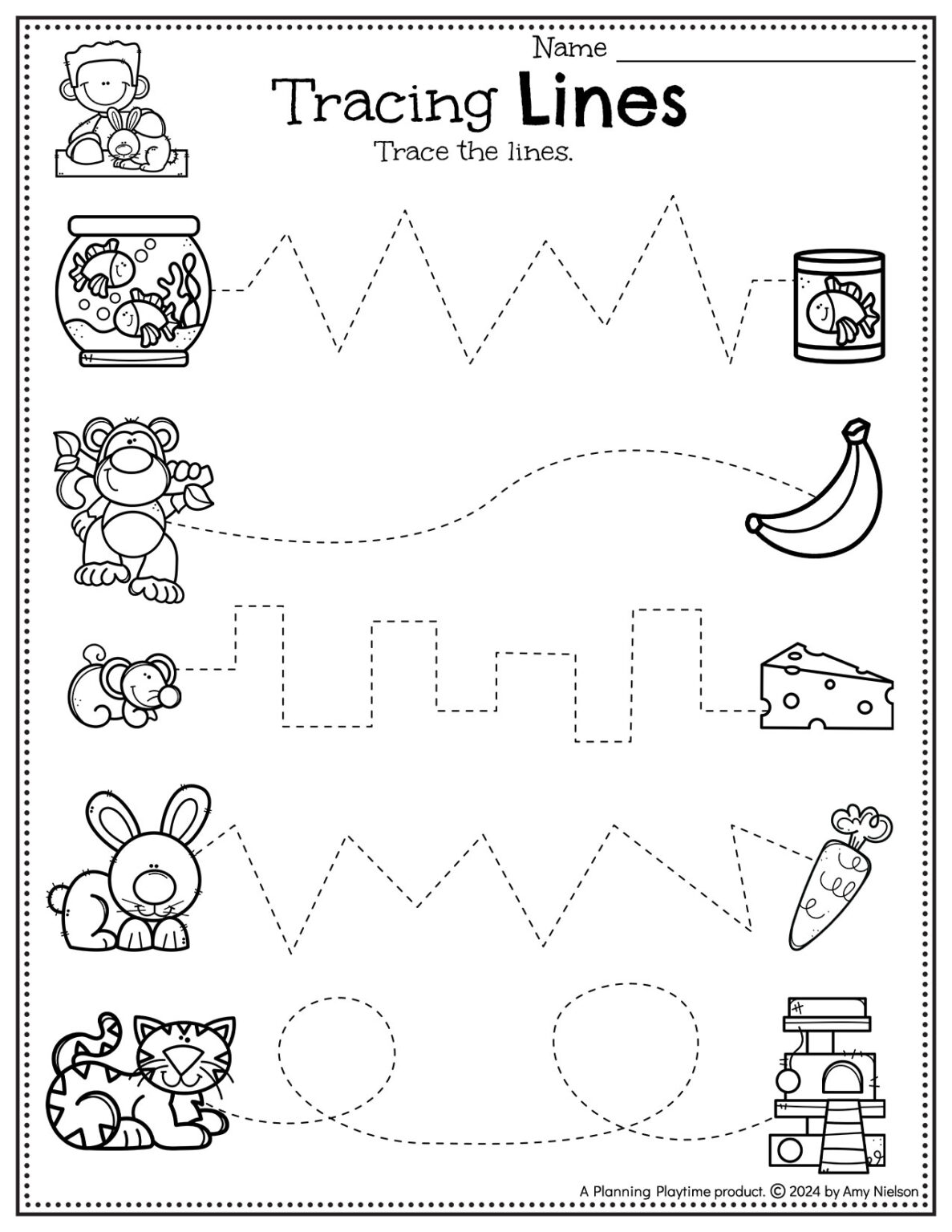 Tracing Worksheets Preschool Planning Playtime Tracing Worksheets Preschool Planning Playtime