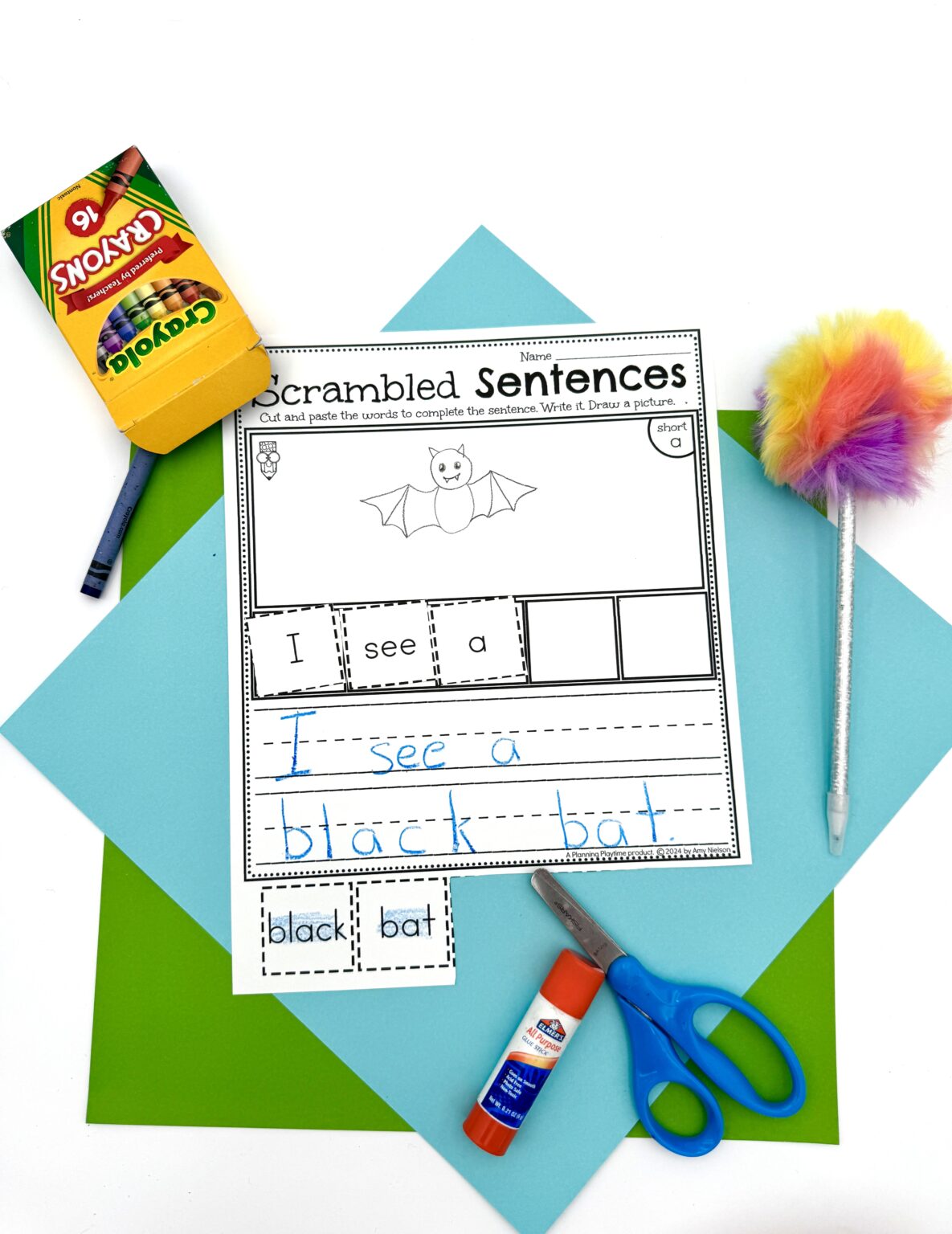 Sentence Writing Worksheets - Planning Playtime