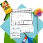 Beginning Sentence Writing Worksheets - Set 1 - Planning Playtime