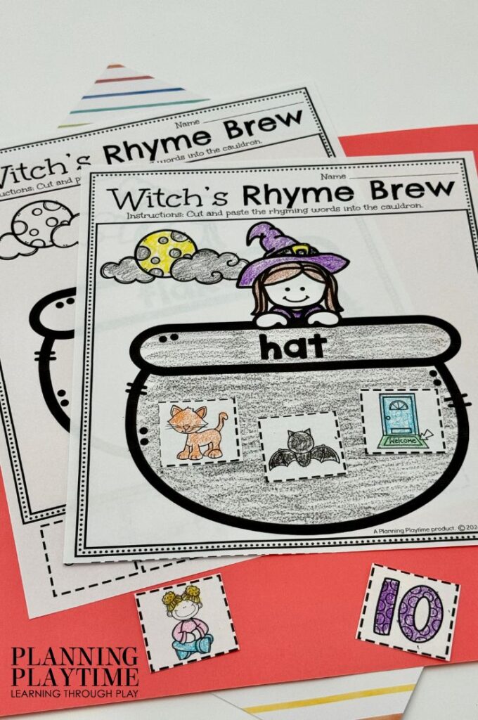 Halloween Phonics: CVC Rhyming Worksheets for Early Readers - Planning ...