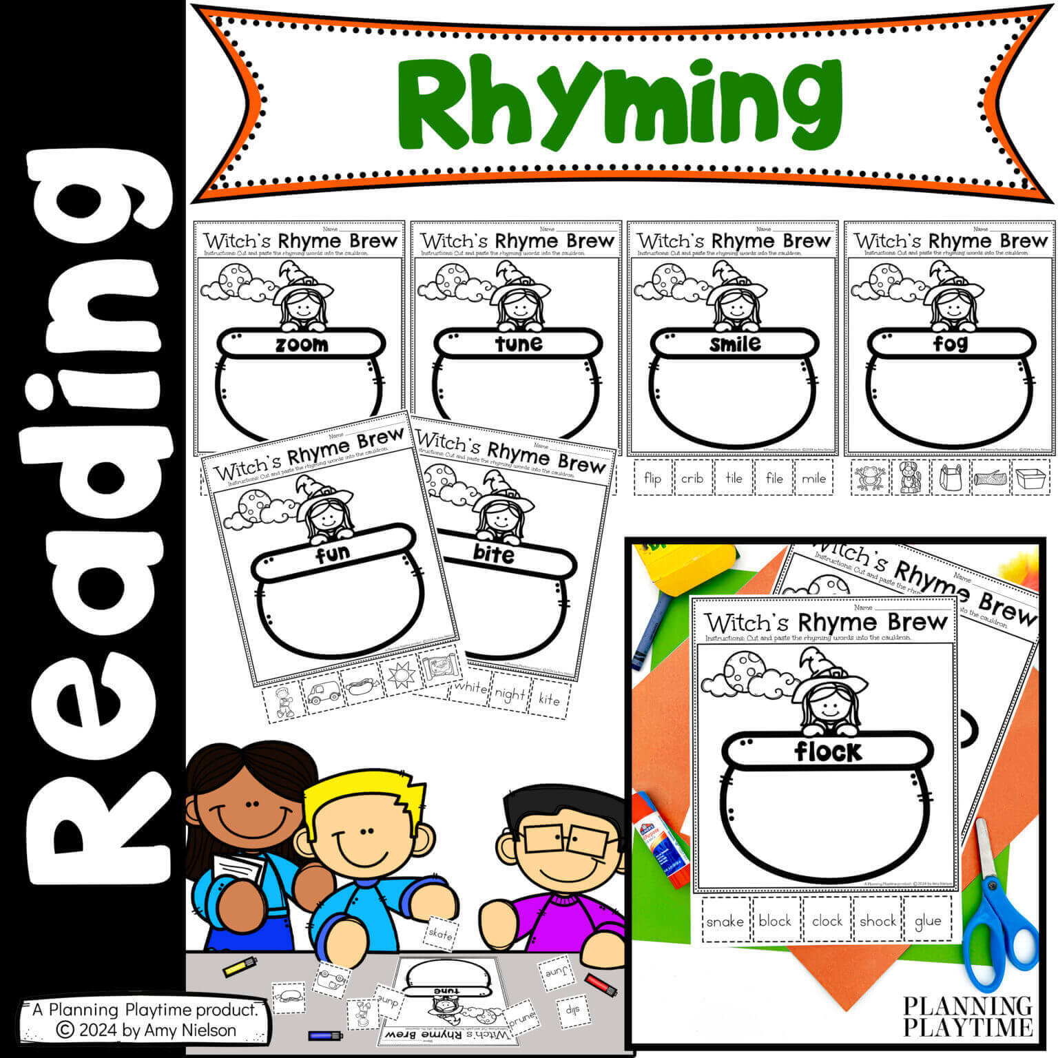 Kindergarten Reading Comprehension #2 - Planning Playtime