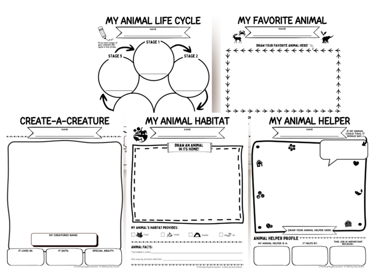 Hands - On Animal Science Unit for Preschool & Kindergarten: Lesson ...
