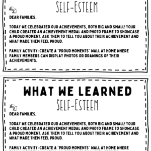 Self Esteem Activities and Games for Kids Social Emotional Learning ...