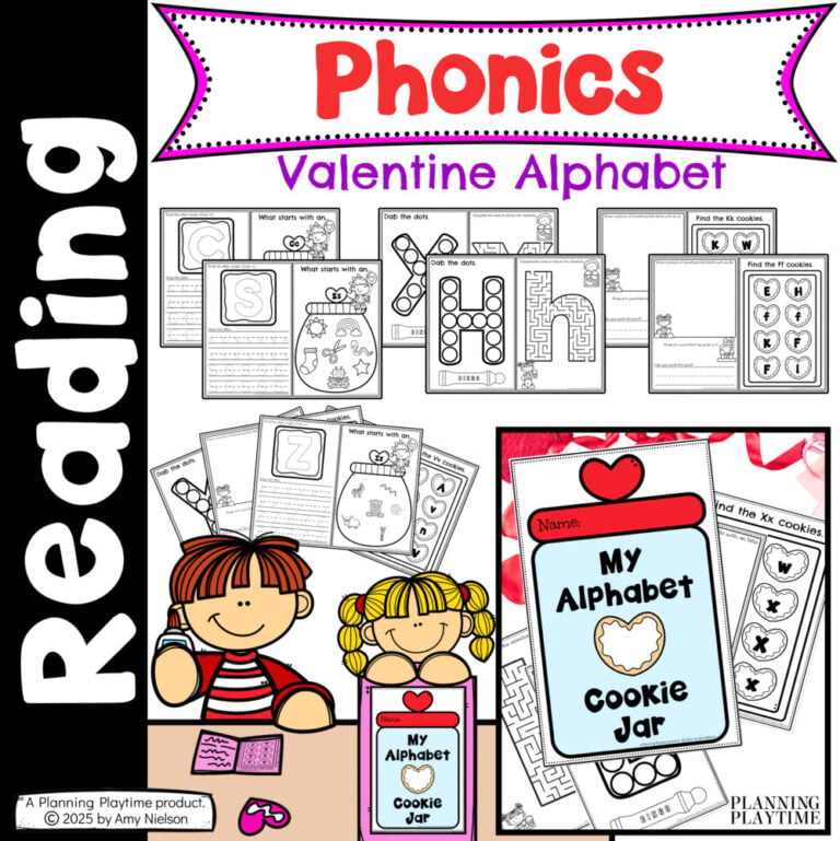 Letter I Book - Valentine Phonics - Planning Playtime