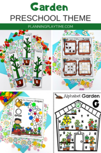 Garden Preschool Theme - Planning Playtime