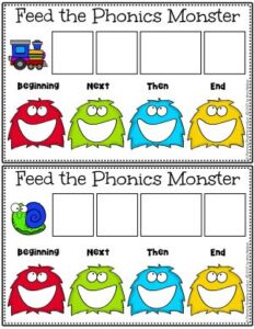 Feed the Monster: Phonics Sound Segmenting Activity - Planning Playtime