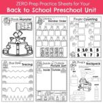 Back to School Theme - Preschool - Planning Playtime