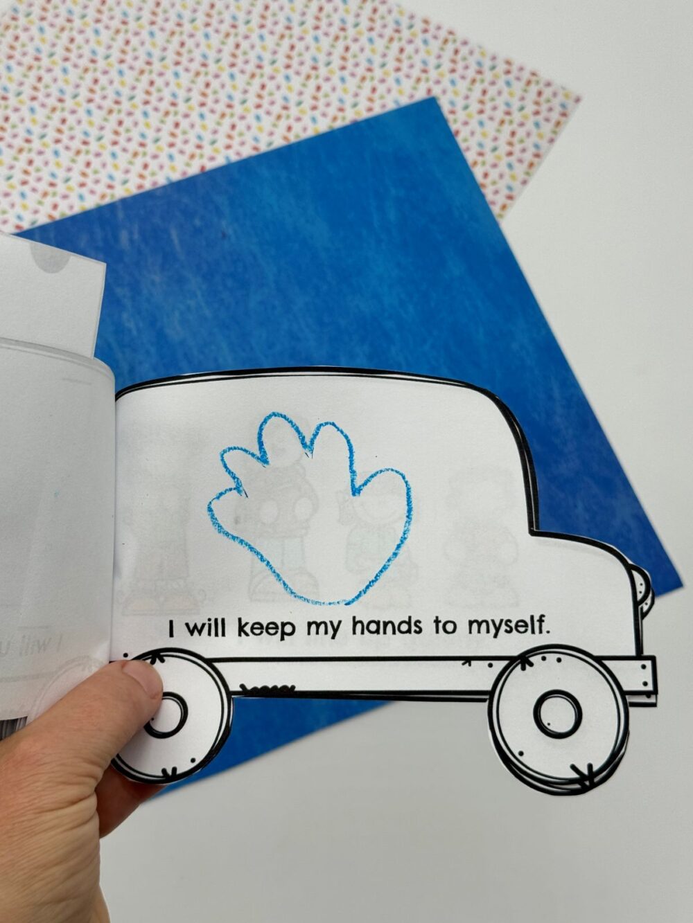 My School Rules Interactive Book – Back to School Craft for Preschool ...