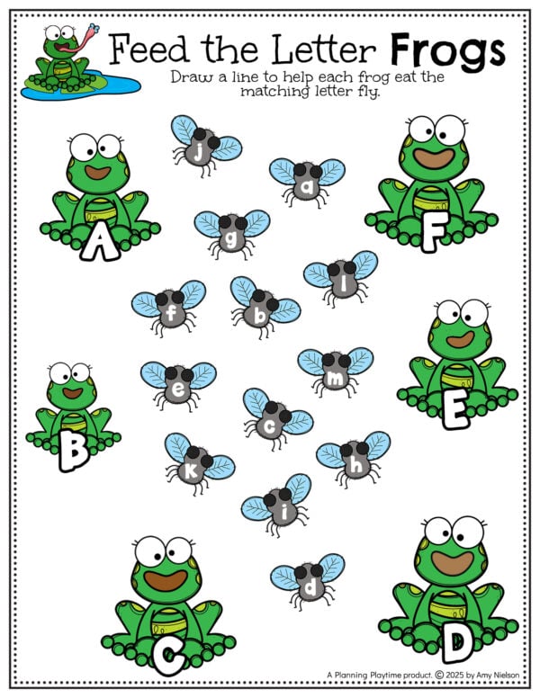 Pond Life Preschool Activities and Centers - Planning Playtime