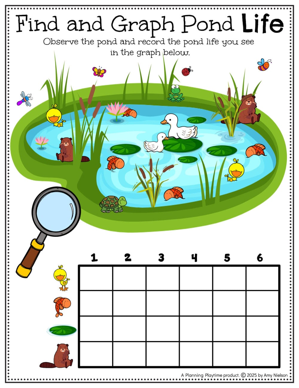 Pond Life Preschool Activities and Centers - Planning Playtime