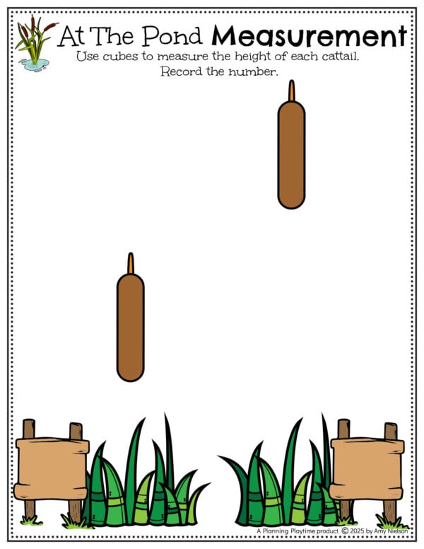 Pond Life Preschool Activities and Centers - Planning Playtime
