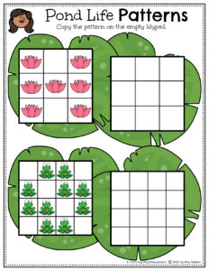 Pond Life Preschool Activities and Centers - Planning Playtime
