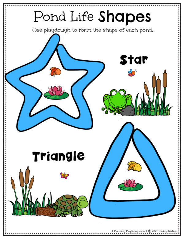 Pond Life Preschool Activities and Centers - Planning Playtime