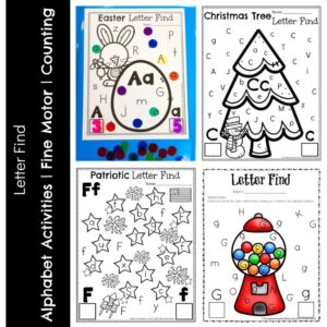 Complete Letter Find Bundle - Planning Playtime