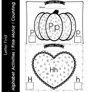 Complete Letter Find Bundle - Planning Playtime